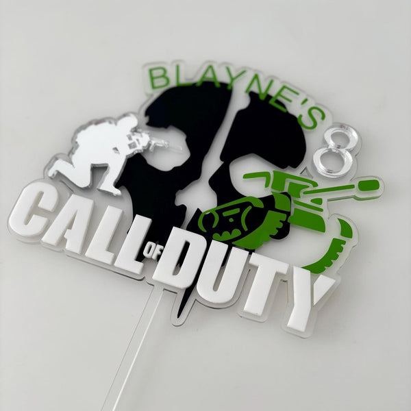 Gaming Cake Topper ~ Call Of Duty – DESIGNANDPARTYCO.